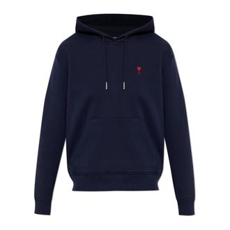 Ami Sweatshirt mit gesticktem Logo - - Sweatshirts & Hoodies - Damen - Blau - XL