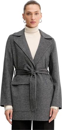 A|X Armani Exchange Femme, Manteaux, Gris, Taille: 44 FR M8049 Manteau Ceintur&eacute;