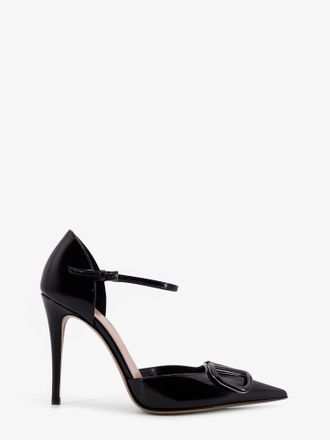 Valentino Garavani Patent leather pumps with VLogo Signature - VALENTINO GARAVANI - gender_Woman
