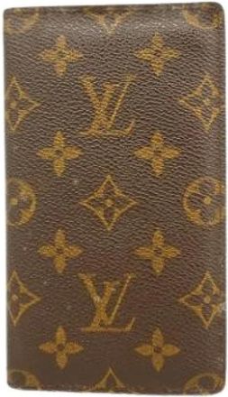 Louis Vuitton unisex, Pre-owned, Brun, Taille: ONE Size Portefeuille en cuir Pre-owned
