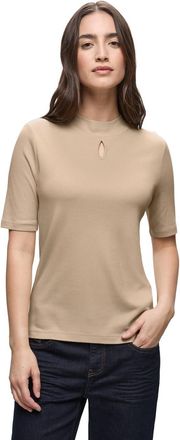 Street One Shirt mit Cut-Out Detail Sanded beige 44