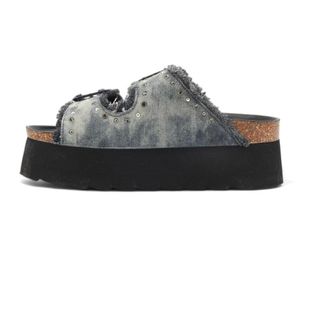 Colors Of California Platform Slider - Femme - Chaussures - Noir - Taille: 40 EU