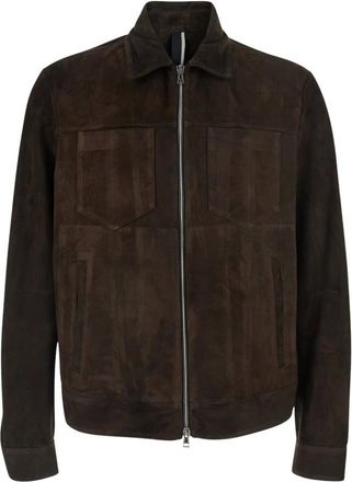 low brand Homme, Vestes, Brun, Taille: XL Bomber en daim