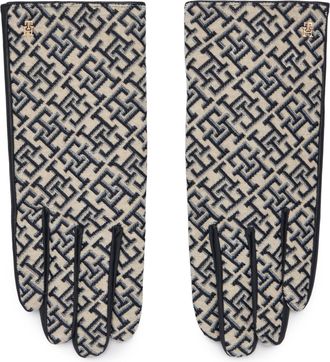 Tommy Hilfiger Handschuhe Tommy Hilfiger Th Monogram Jacq AW0AW19134 Schwarz