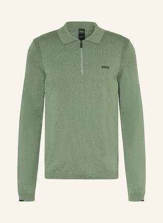 HUGO BOSS Strick-Poloshirt Ever X gruen