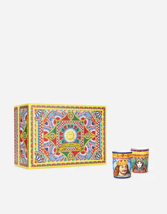 Dolce & Gabbana Gift Box With 2 Porcelain Glasses - Gl&auml;ser Multicolor Onesize