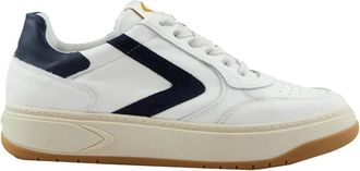 Valsport Femme, Chaussures, Blanc, Taille: 43 EU Baskets unisex en cuir blanc artisanaux