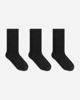 Arket Unifarbene Socken Im 3er-Pack -Schwarz