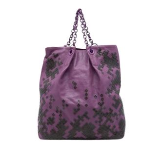 Bottega Veneta Pre-owned Vintage Tote Bag - - Pre-owned - Damen - Lila - ONE SIZE