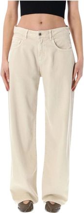Icon Denim Los Angeles Femme, Jeans, Beige, Taille: W27 Wide Jeans