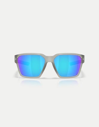 Oakley Briza - Eckige, polarisierte Sonnenbrille in mattem Tintengrau mit blau verspiegelten Gl&auml;sern