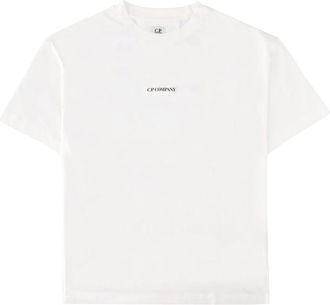 C.P. Company C.p. Company, Homme, Tops, Blanc, Taille: L T-shirt &agrave; manches courtes en jersey 30/1