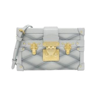 Louis Vuitton Pre-owned Petite Malle Lamb Shoulder Bag - - Pre-owned - Damen - Blau - ONE SIZE