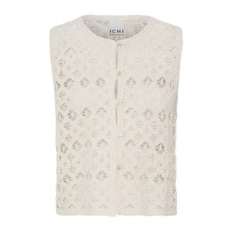 Ichi Cardigans - - Knitwear - Damen - Beige - L