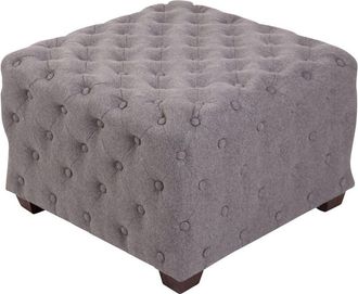 Clp Sitzhocker Nimes Stoff grau