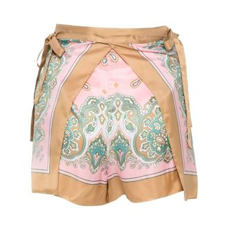 Pinko Pinko, Femme, Shorts, Multicolore, Taille: 38 FR Short Shorts