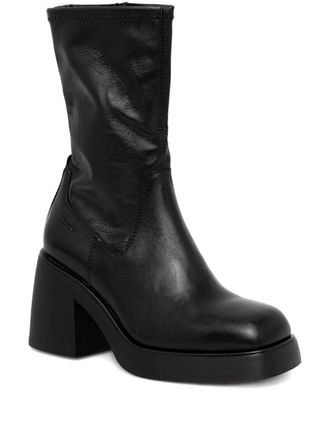 Vagabond bottines Brooke 87 mm &agrave; talon &eacute;pais - Noir