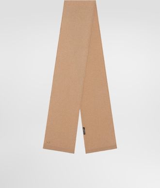 Dolce & Gabbana Schal Aus Schurwolle - Frau Schals Und T&uuml;cher Beige Pz