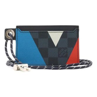 Louis Vuitton Pre-owned Damier Cobalt V Line Card Case - - Pre-owned - Damen - Mehrfarbig - ONE SIZE