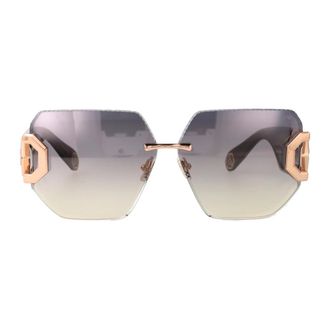 Philipp Plein Stylische Sonnenbrille f&uuml;r einen sonnigen Look - - Accessories - Damen - Gelb - 66 MM