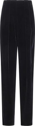 Giorgio Armani Femme, Pantalons, Noir, Taille: 38 FR Pantalon Large en Velours