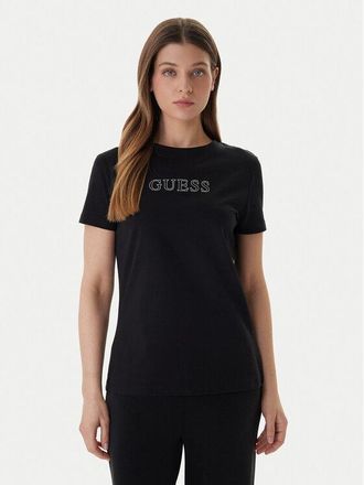 Guess T-Shirt V3BI11 J1314 Schwarz Regular Fit