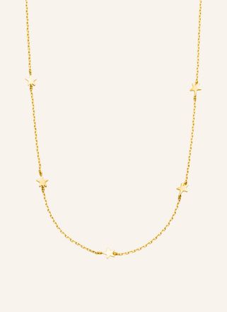 Leaf Halskette Mini Stars Aus 14 Karat Gelbgold gold