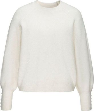 Lascana Rundhalspullover mit Zierkn&ouml;pfen, Winterpullover, kuscheliges Basic