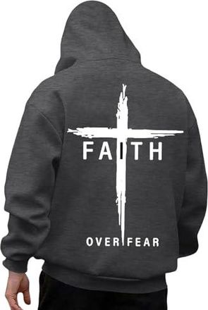 Generic Sweat a Capuche Homme Sweatshirt Hooded Sweatshirt &agrave; Capuche Homme Longue Manche Pullover D&eacute;contract&eacute; avec Design Imprim&eacute; pour Le Port Quotidien et Ac