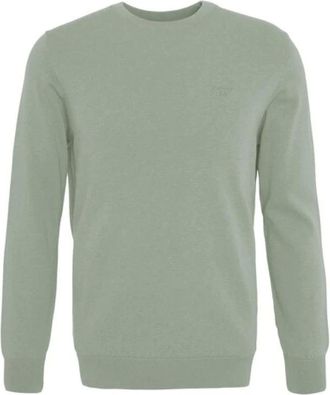 Barbour Homme, Pulls, Vert, Taille: M Pima Cotton Crew