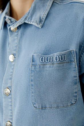 Oui Langarmbluse