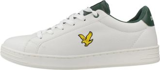 Lyle & Scott Homme, Chaussures, Blanc, Taille: 42 EU Elgin Baskets