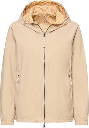 Camel Active Wendejacke mit Allover-Print und Uni-Seite - - Jackets - Damen - Beige - 2XL