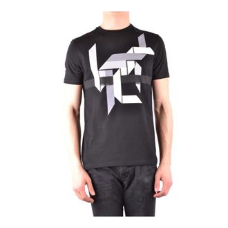 Neil Barrett Kurzarmshirt - - Tops - Herren - Schwarzk - XS