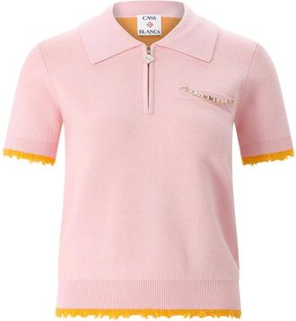 Casablanca Femme, Tops, Rose, Taille: 36 FR Polo Chemises