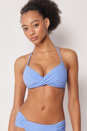 Calzedonia Gepolstertes Triangel-bikinioberteil Premium Fit Blau