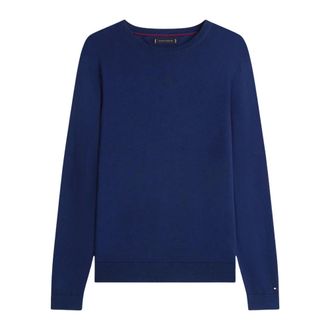 Tommy Hilfiger Smart Casual Rundhals-Pullover - - Knitwear - Herren - Blau - S