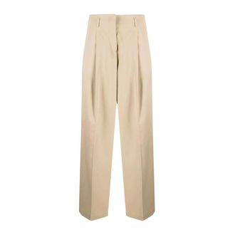Golden Goose Femme, Pantalons, Beige, Taille: 34 FR Wide Pantalons