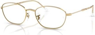 Ray-Ban Rb3749v Optics Arista Gold Fassung Klar Glas Polarisiert 53-18