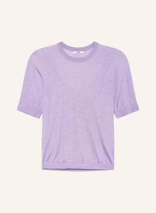 Maje Strickshirt Mit Glitzergarn lila