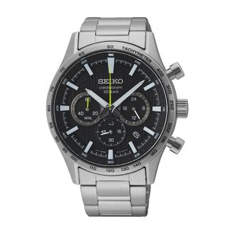 Seiko Chrono Watch - - Accessories - Herren - Grau - ONE SIZE