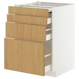IKEA METOD / MAXIMERA Unterschr auszb Arbeitsfl/3 Schubl