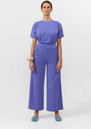 Suite13lab Damen vegan Hose Palau Mittelblau