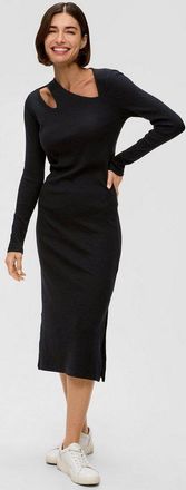 s.Oliver Midikleid Kleid Kleid mit Cut Out-Details