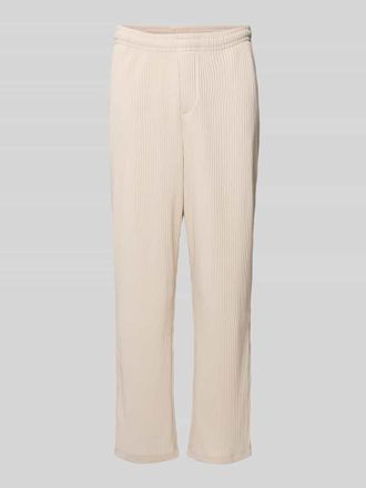 Jack & Jones Straight Leg Stoffhose mit Plisseefalten Modell KARL INTERLUDE