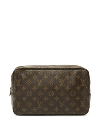 Louis Vuitton 1987 Monogram Trousse Toilette 28 clutch bag - Marron