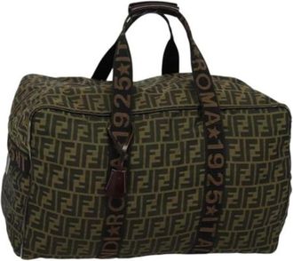 Fendi Pre-owned Toile sacs-fendi - Femme - Pre-owned - Brun - Taille: ONE Size