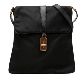 Prada Pre-owned Vintage Nylon Crossbody Bag - - Pre-owned - Damen - Schwarzk - ONE SIZE