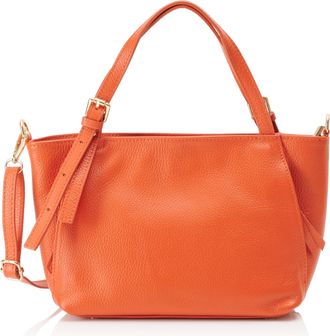Faina Womens Damen Handtasche, Orange