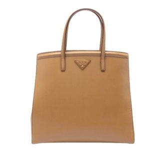 Prada Pre-owned Parabole Satchel - Femme - Pre-owned - Brun - Taille: ONE Size